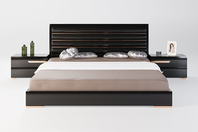 Modern Bed 3D model | CGTrader