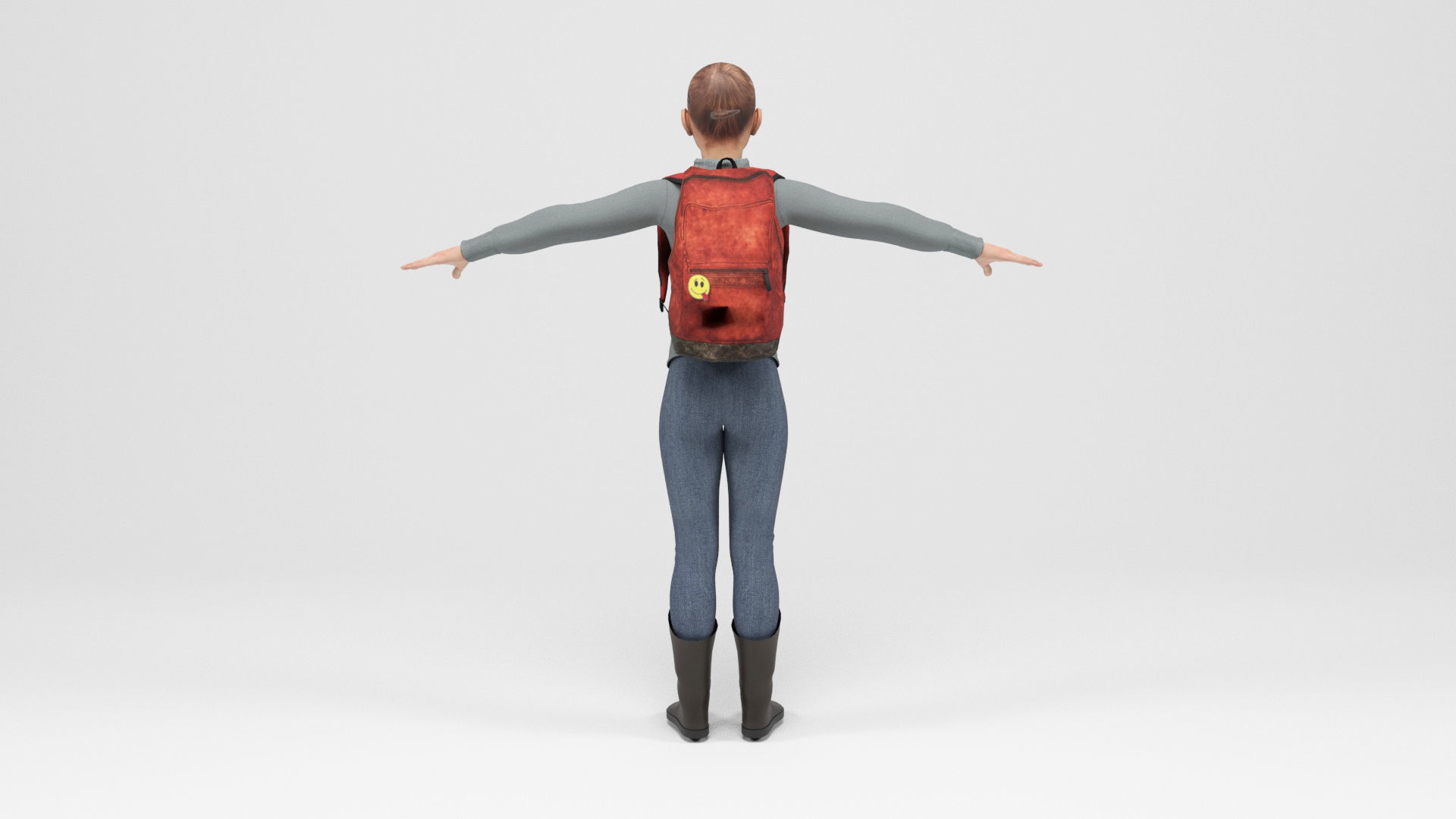 3D model Teenager Student 1 VR / AR / low-poly | CGTrader