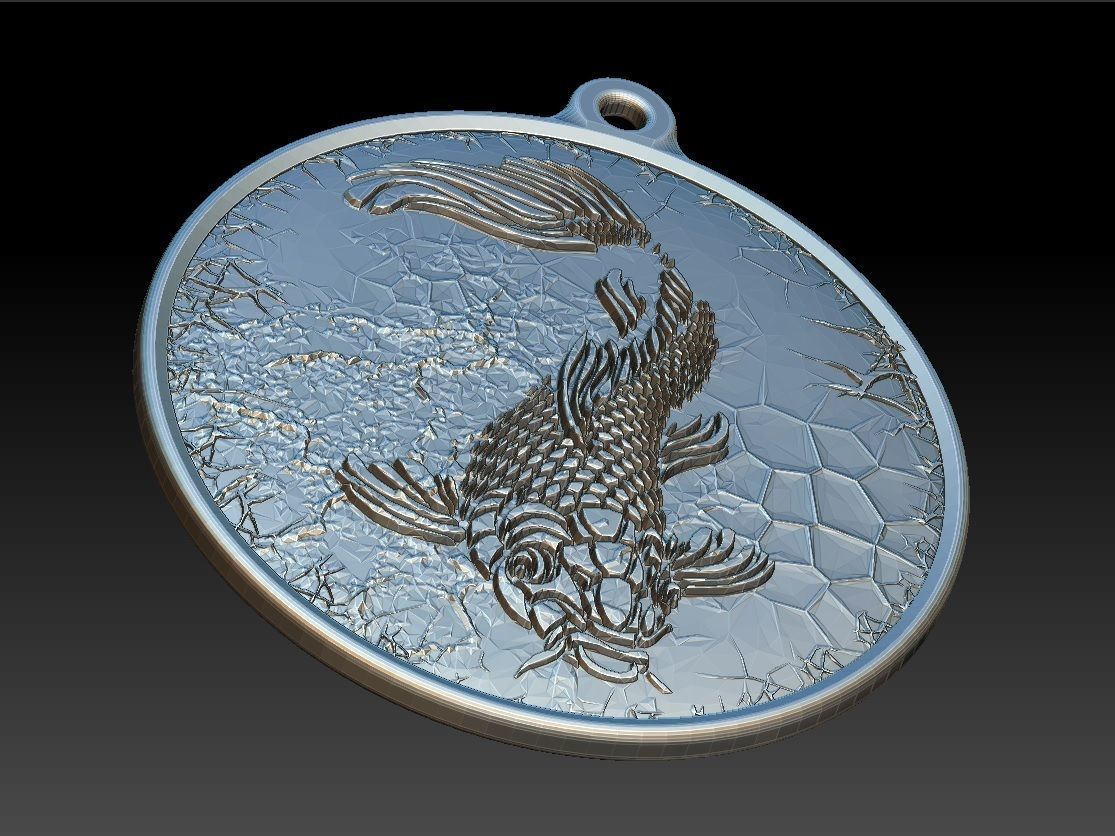 HM Fish Keychain 02 3D model 3D printable | CGTrader