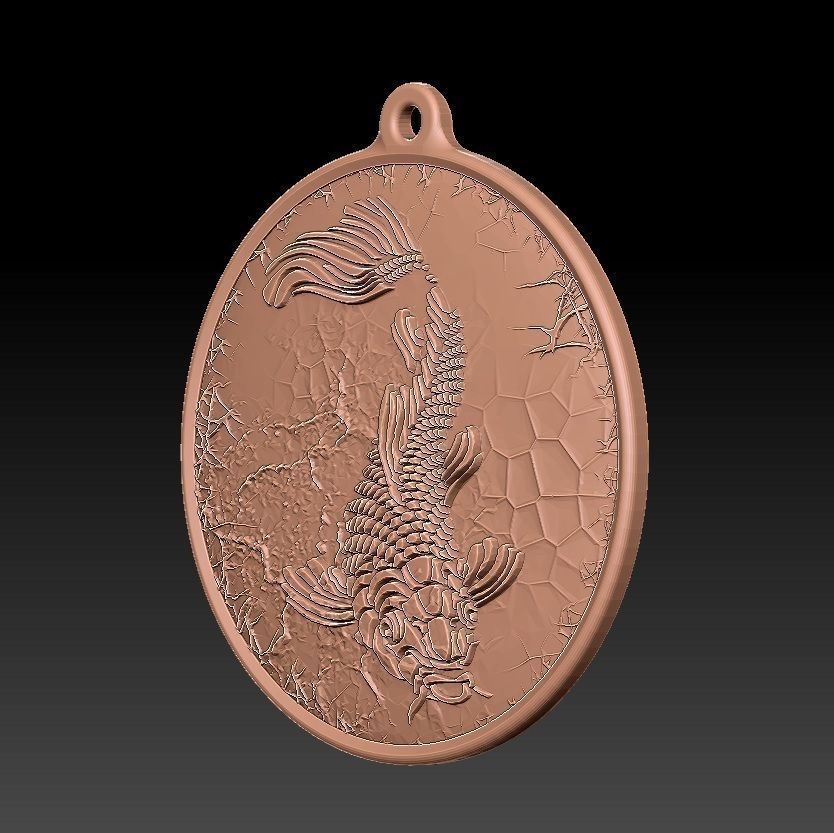 HM Fish Keychain 02 3D model 3D printable | CGTrader