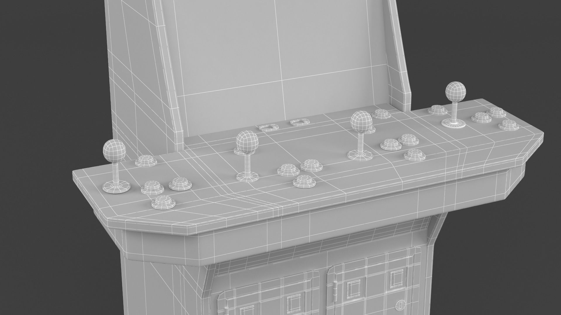 Classic Arcade Gaming 3D model | CGTrader