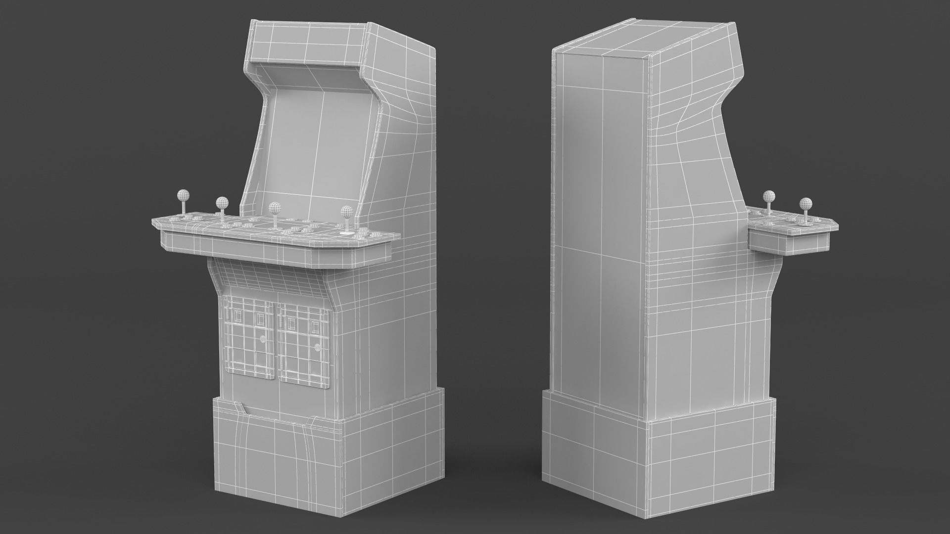 Classic Arcade Gaming 3D model | CGTrader
