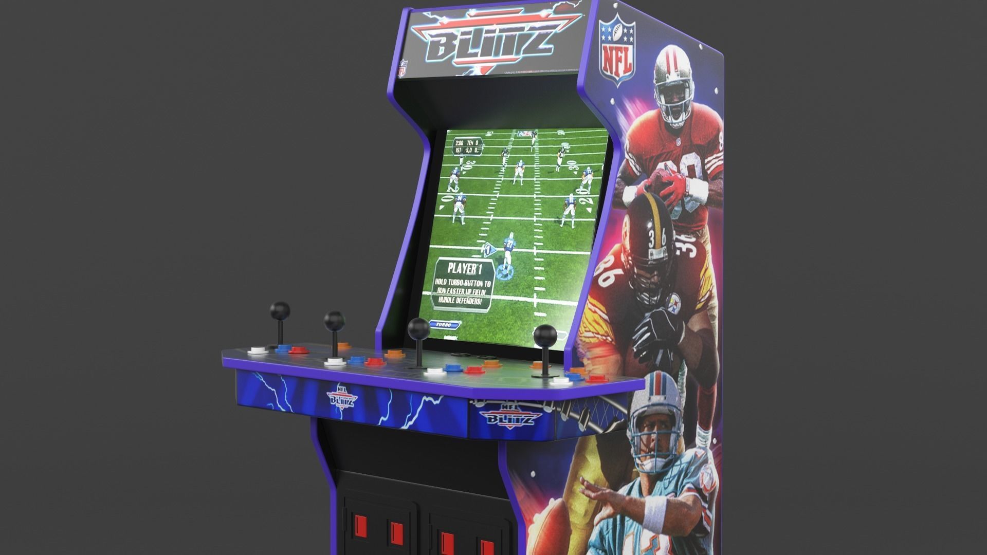 Classic Arcade Gaming 3D model | CGTrader