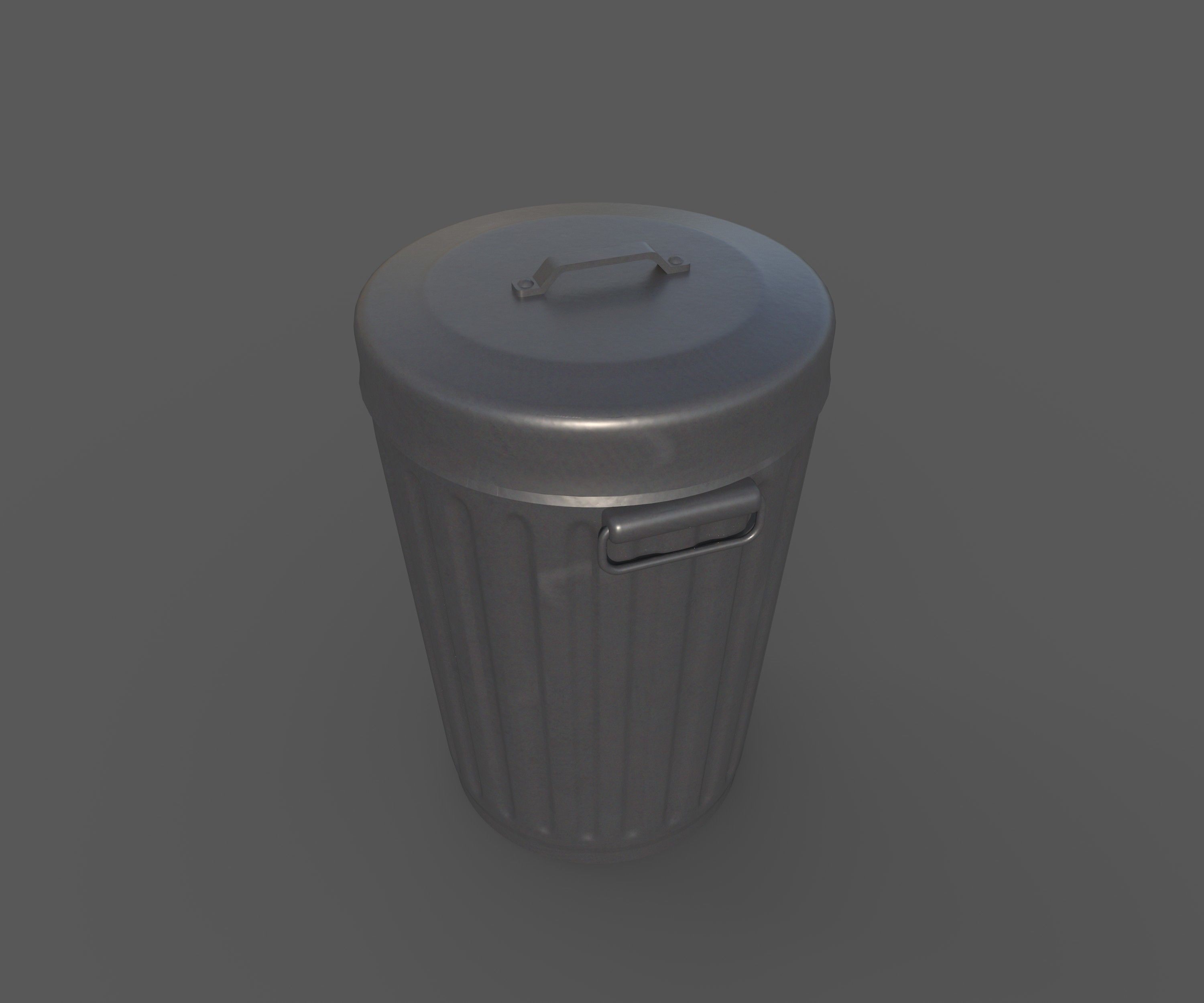 3D model Trash Can VR / AR / low-poly | CGTrader