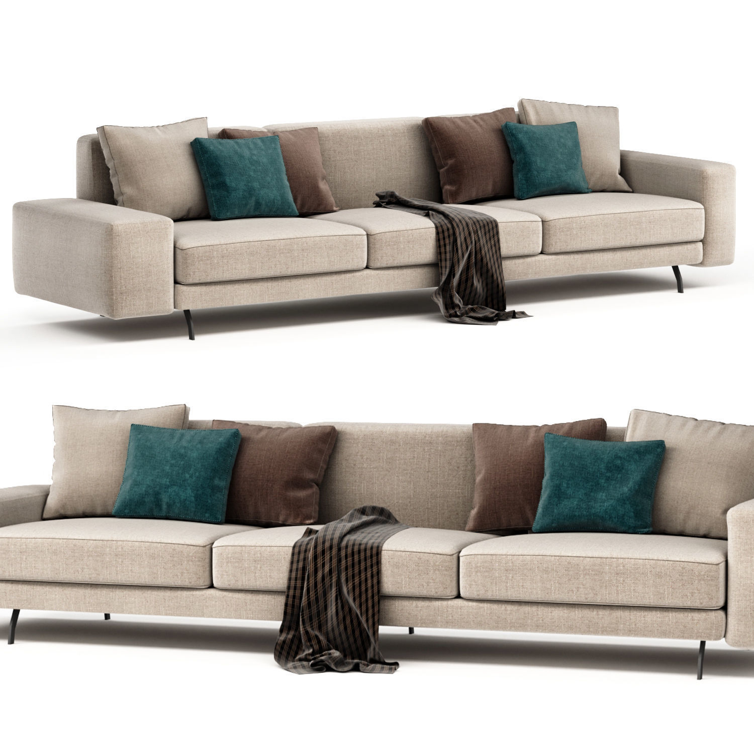Flexteam Sofa - Andy Set01 3D model | CGTrader