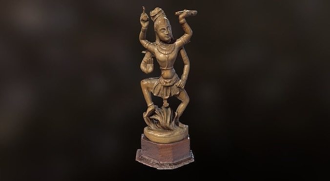 Shiva statuette Photogrammetry free 3D model | CGTrader