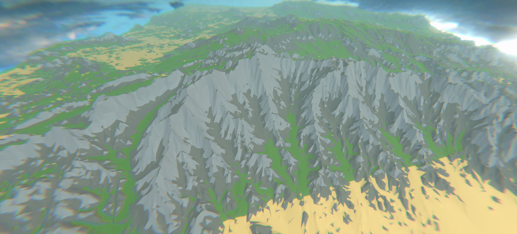 Lowpoly Terrain Set for Unity and Unreal 3D model | CGTrader