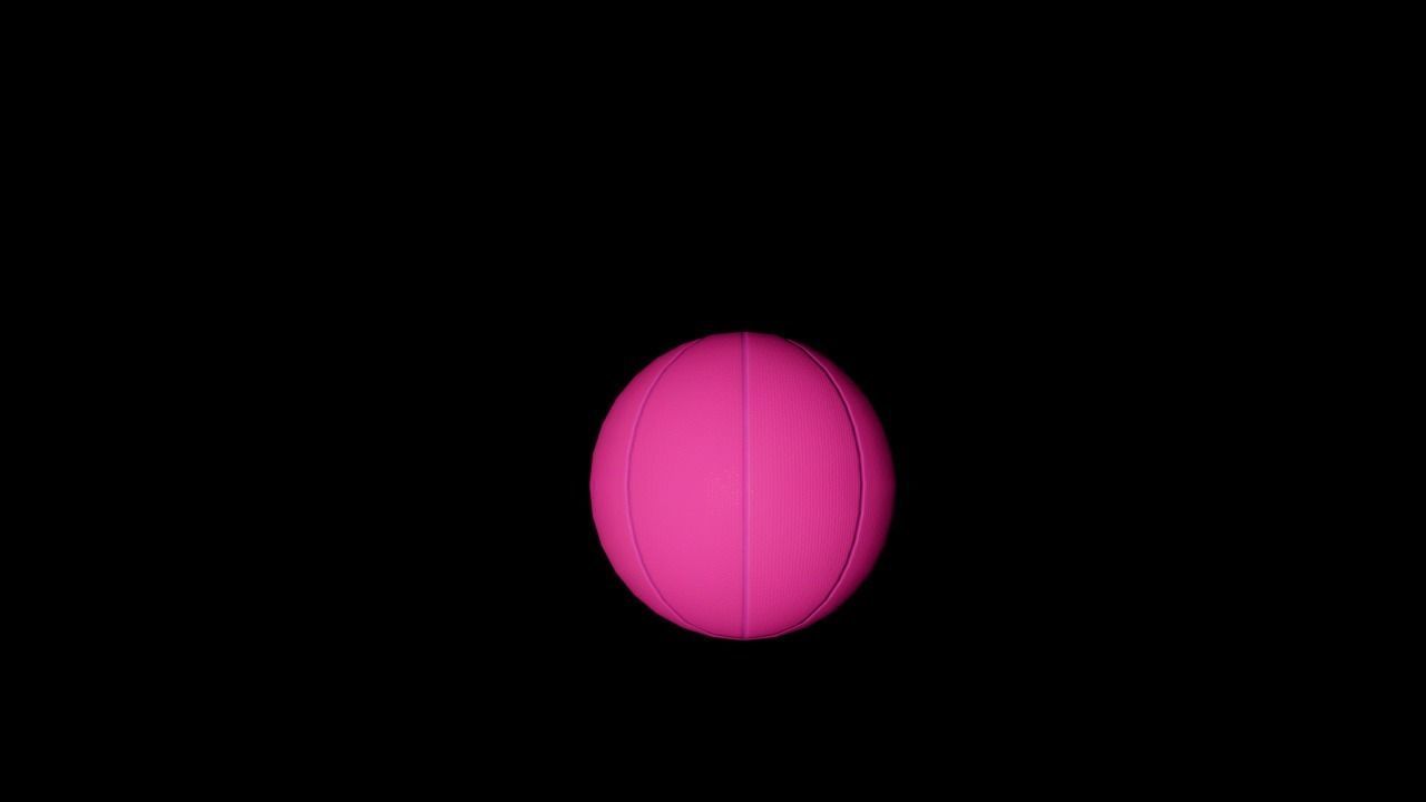 Pelota ROSA de baloncesto 3D model | CGTrader