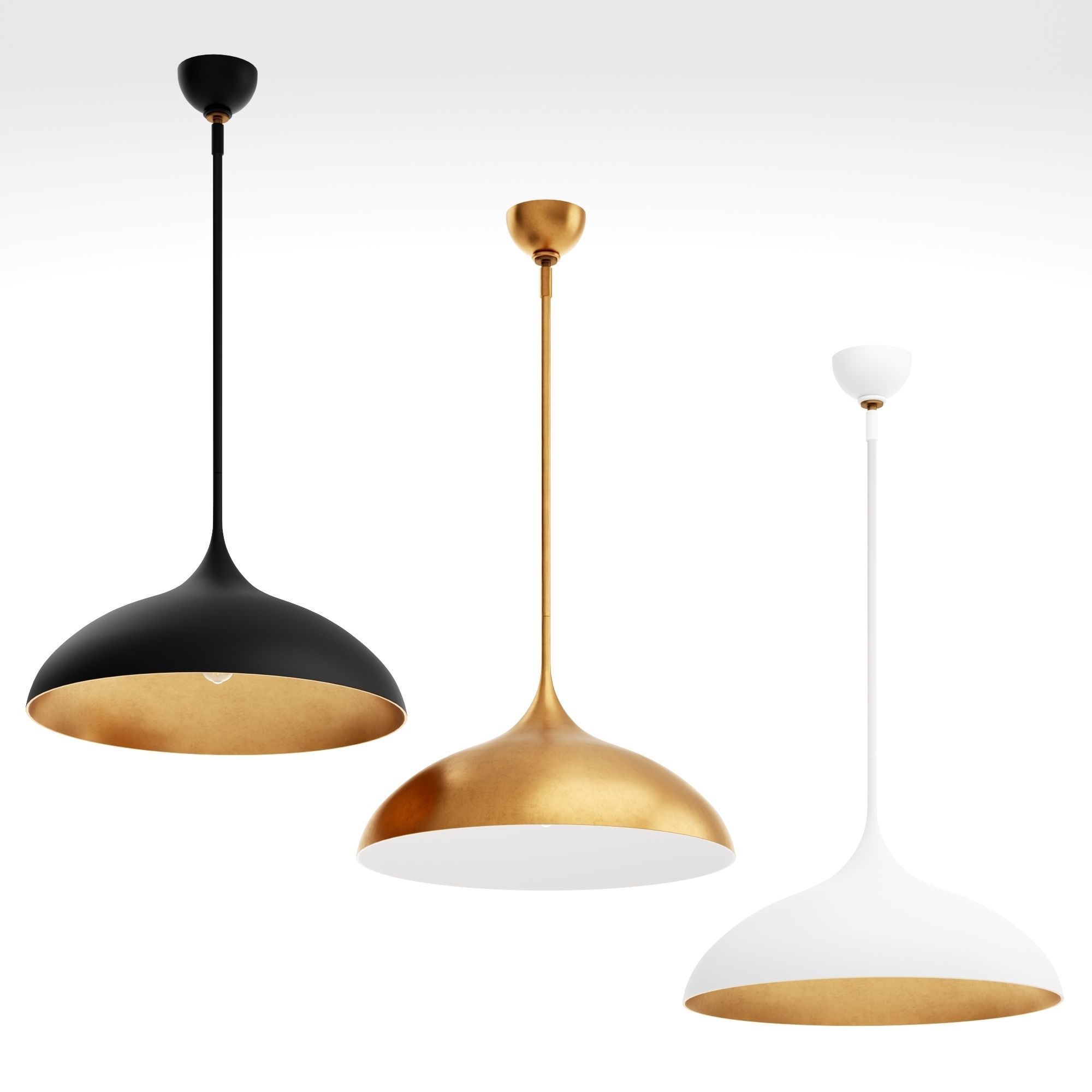 Modelesque Modern Pendant - Large 3D model | CGTrader
