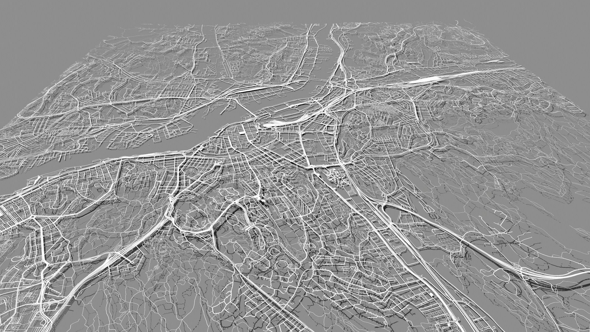 Cityscape Gothenburg Sweden 3D model | CGTrader