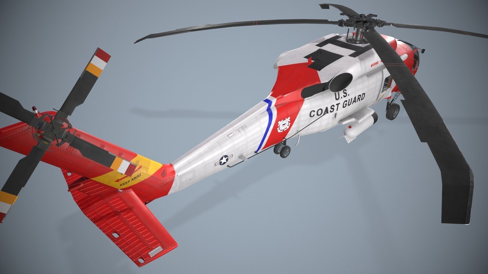 3D model Sikorsky MH-60J Jay Hawk Basic Animation VR / AR / low-poly | CGTrader