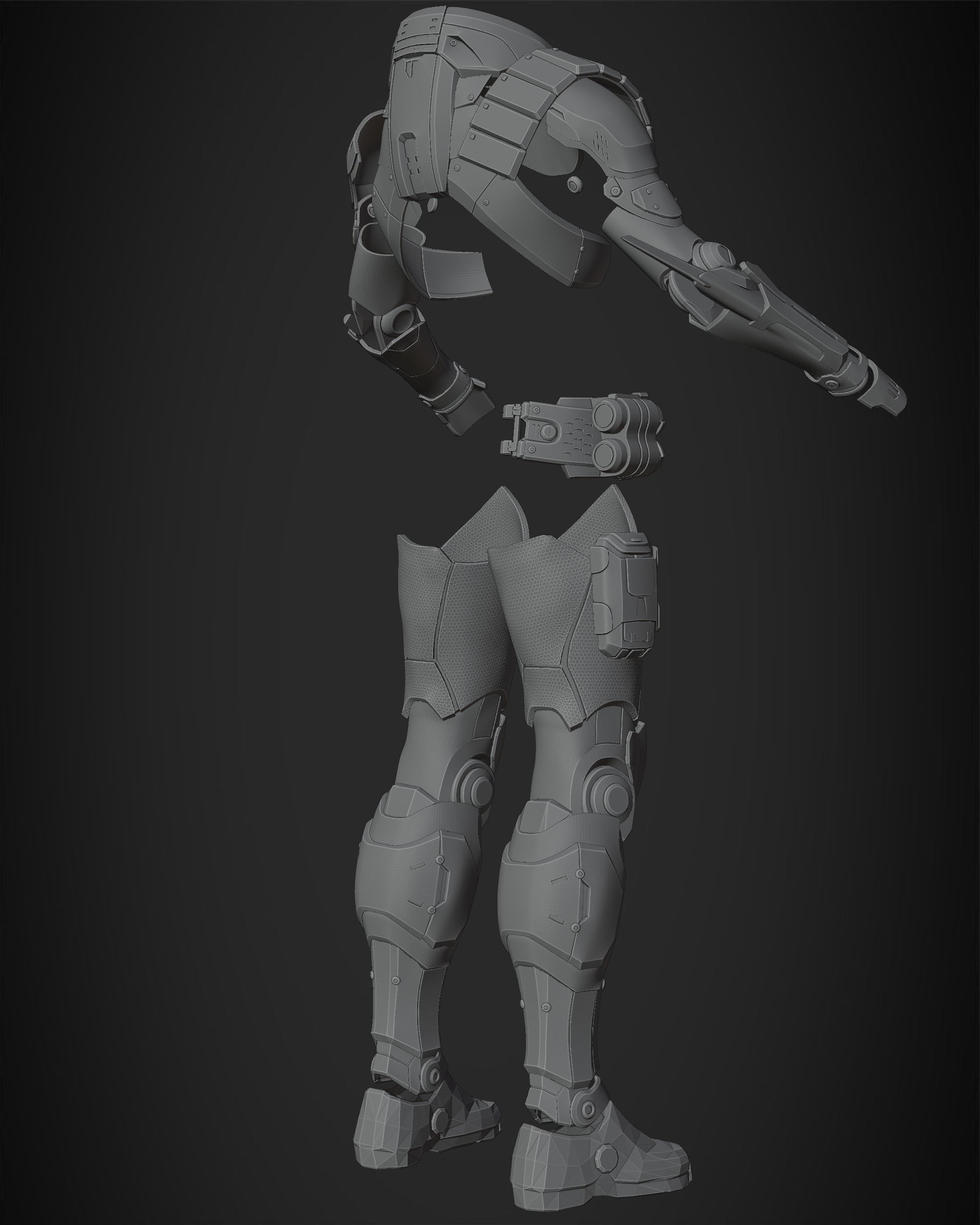 Exo-Stranger Armor for Cosplay 3D model 3D printable | CGTrader