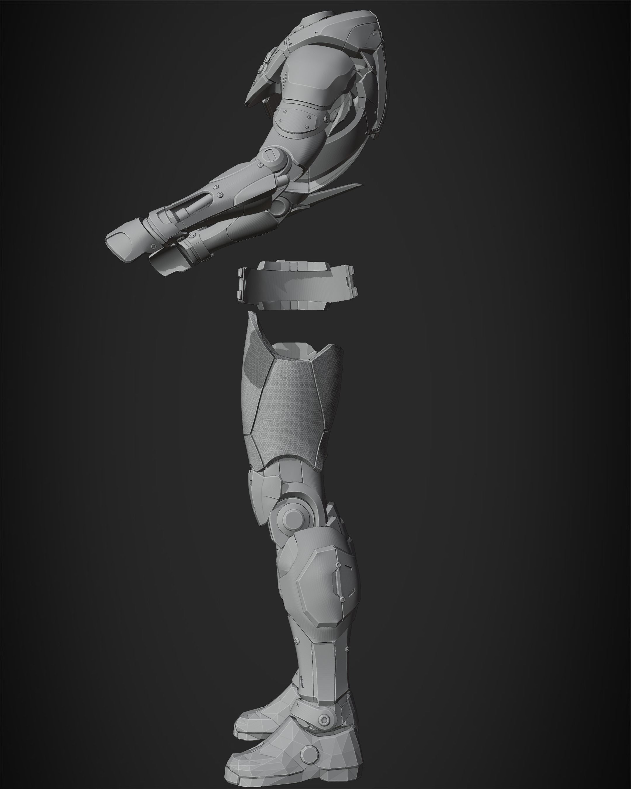 Exo-Stranger Armor for Cosplay 3D model 3D printable | CGTrader