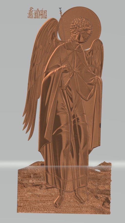 Saint Archangel Michael 3D model 3D printable | CGTrader