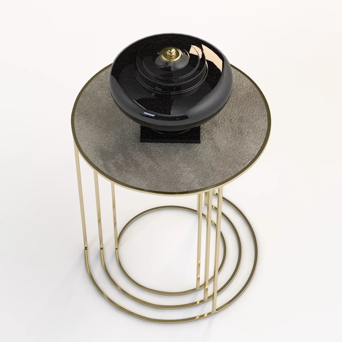 Nest of Round Side Tables 3D model | CGTrader