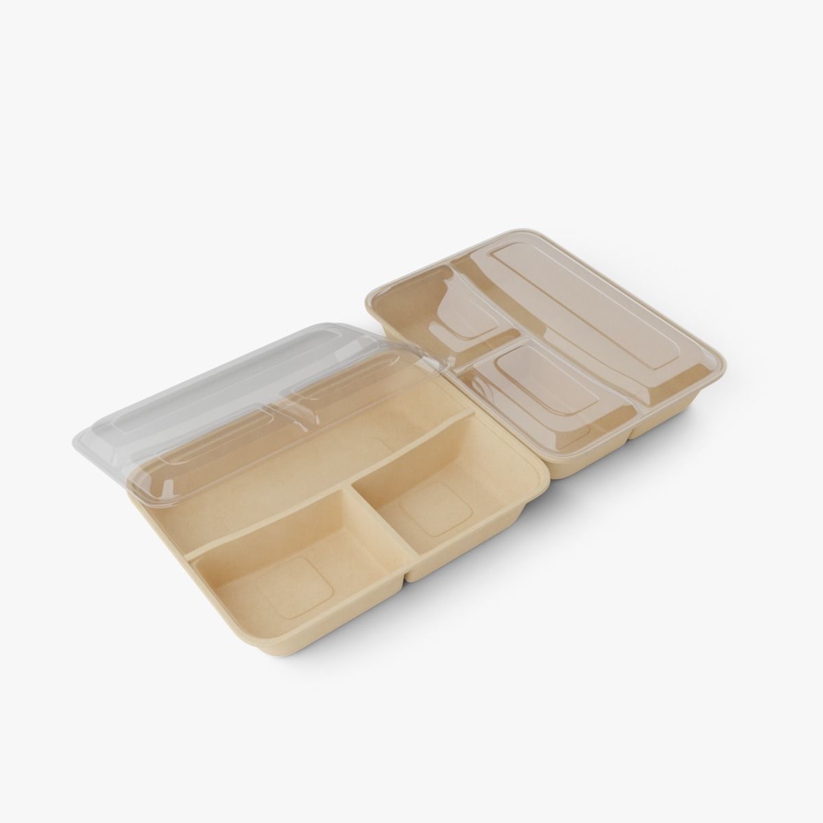 Rectangle Meal Prep Container 3D model | CGTrader