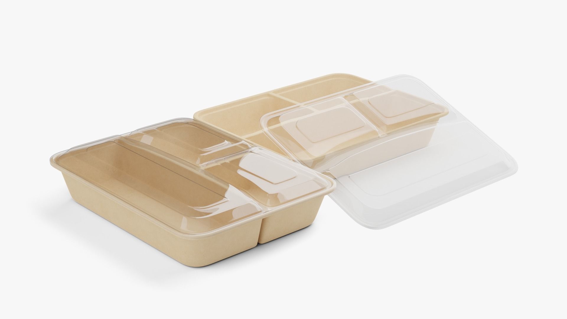 Rectangle Meal Prep Container 3D model | CGTrader