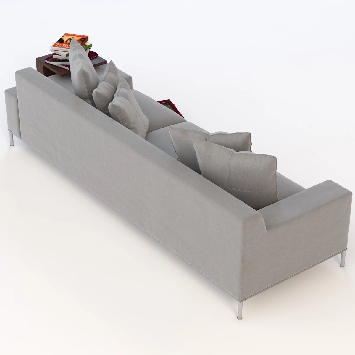 Tre Sofa With Books 3D model | CGTrader