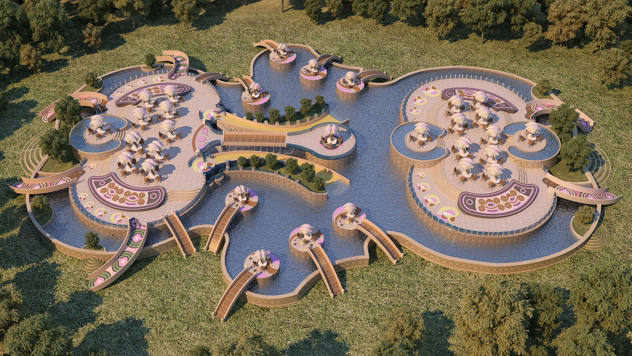 0029 - Creative Swimming Pool - 2D Plans - 3D Files 3D model | CGTrader