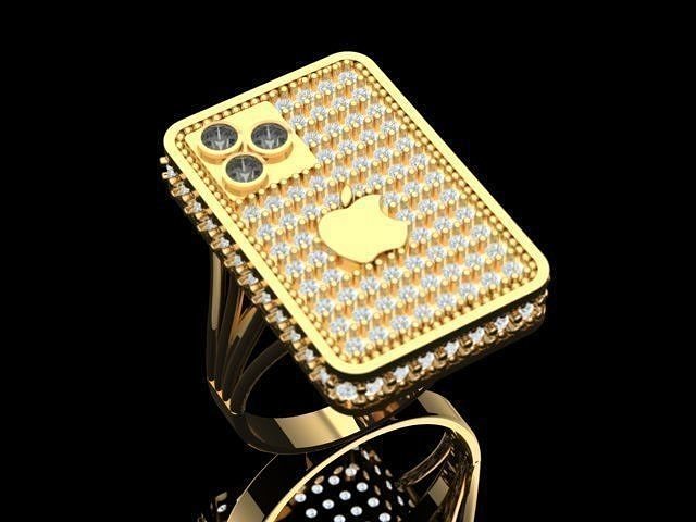 iphone Ring 3D model 3D printable | CGTrader