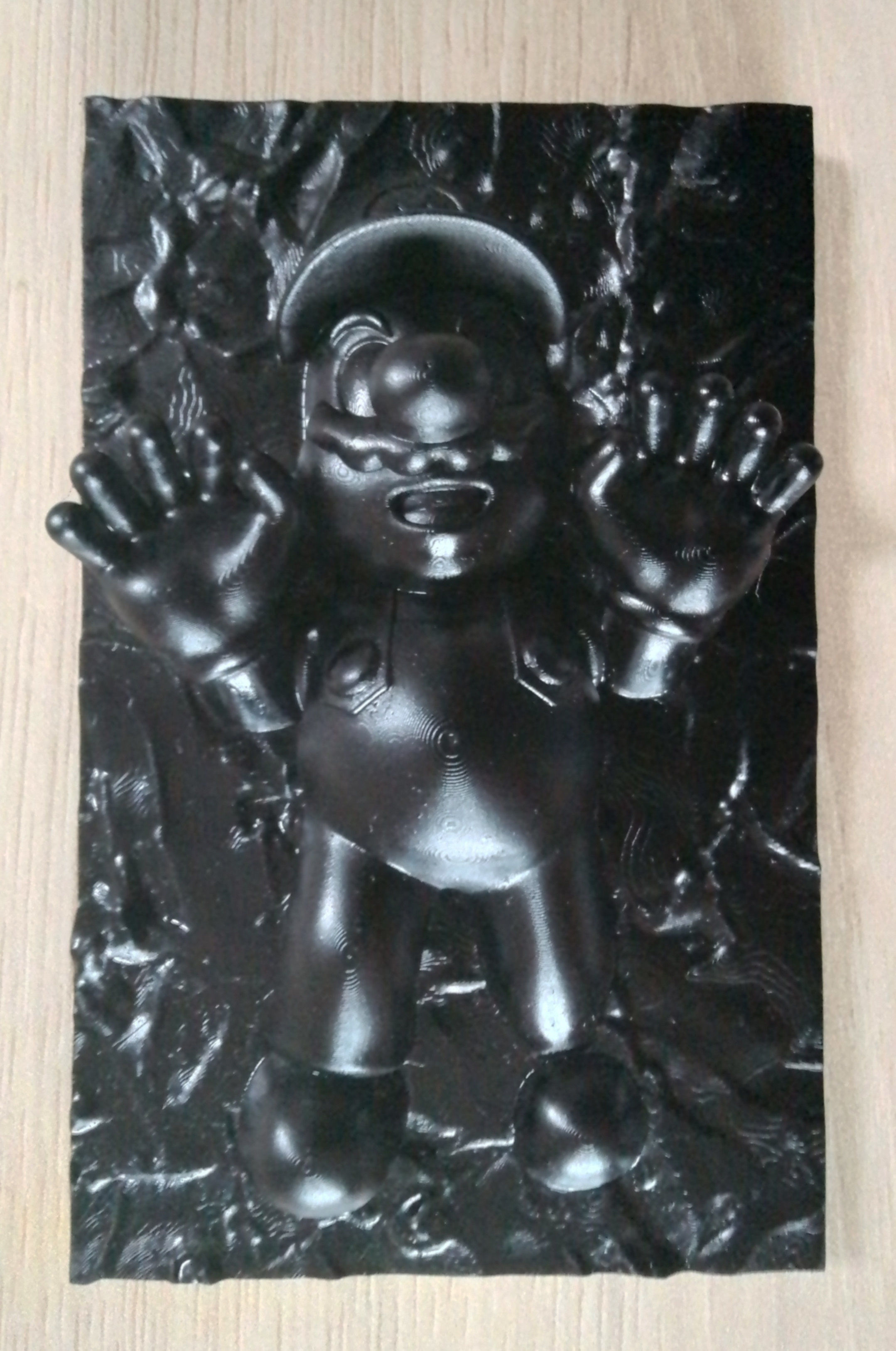 Mario frozen in carbonite 3D model 3D printable | CGTrader