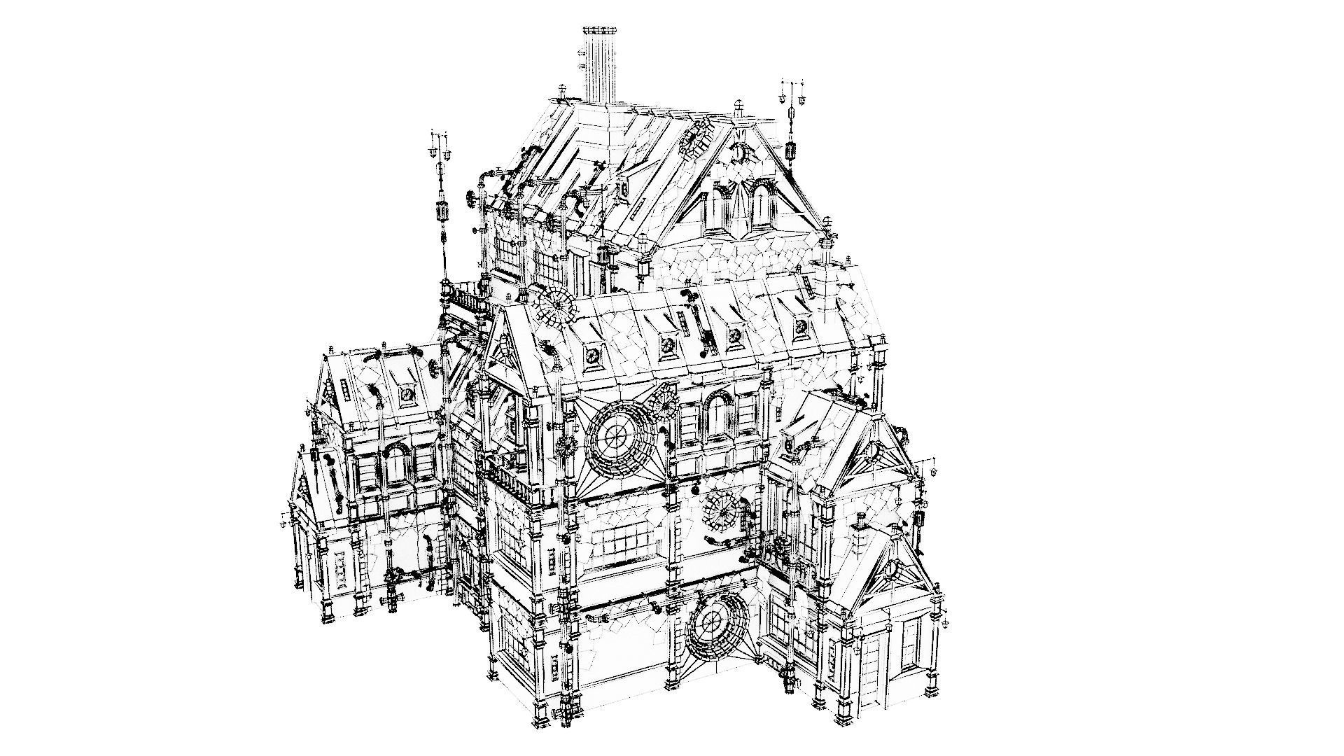 Steampunk Architecture 3D model | CGTrader