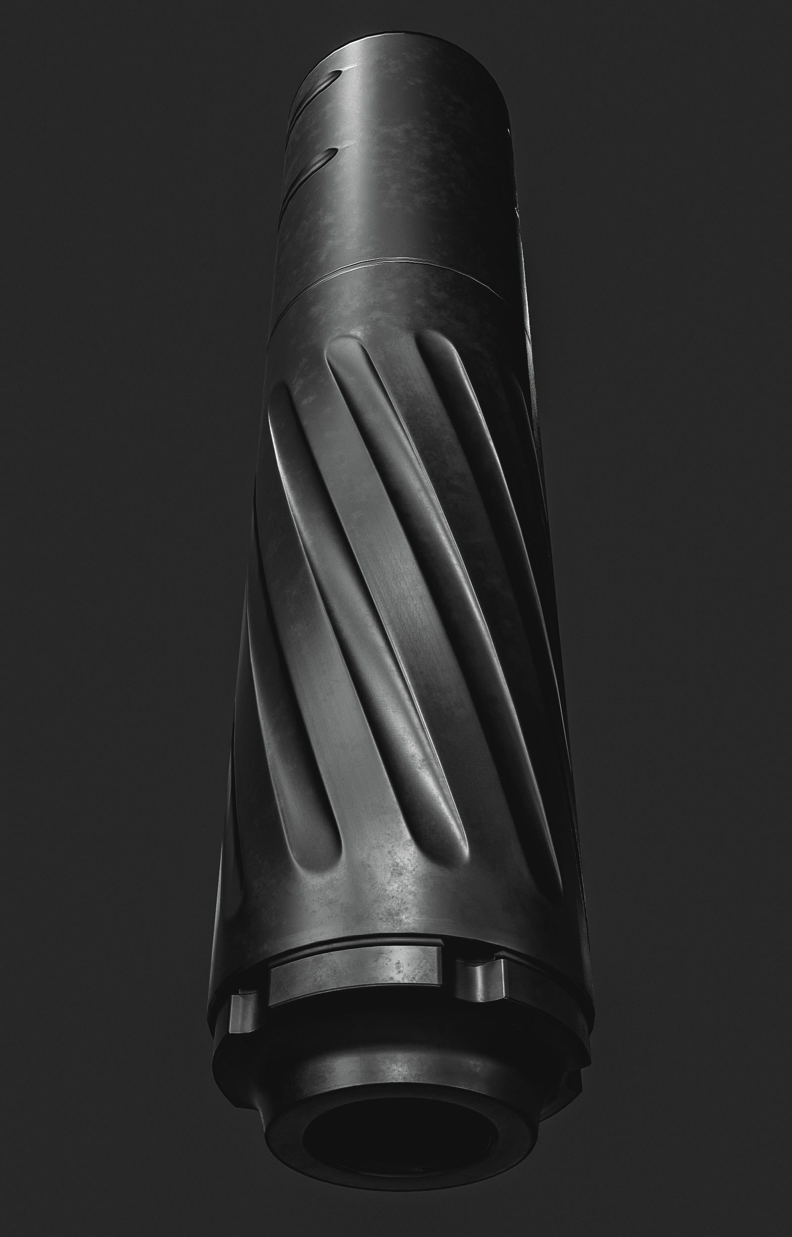 3D model Gun Silencer VR / AR / low-poly | CGTrader