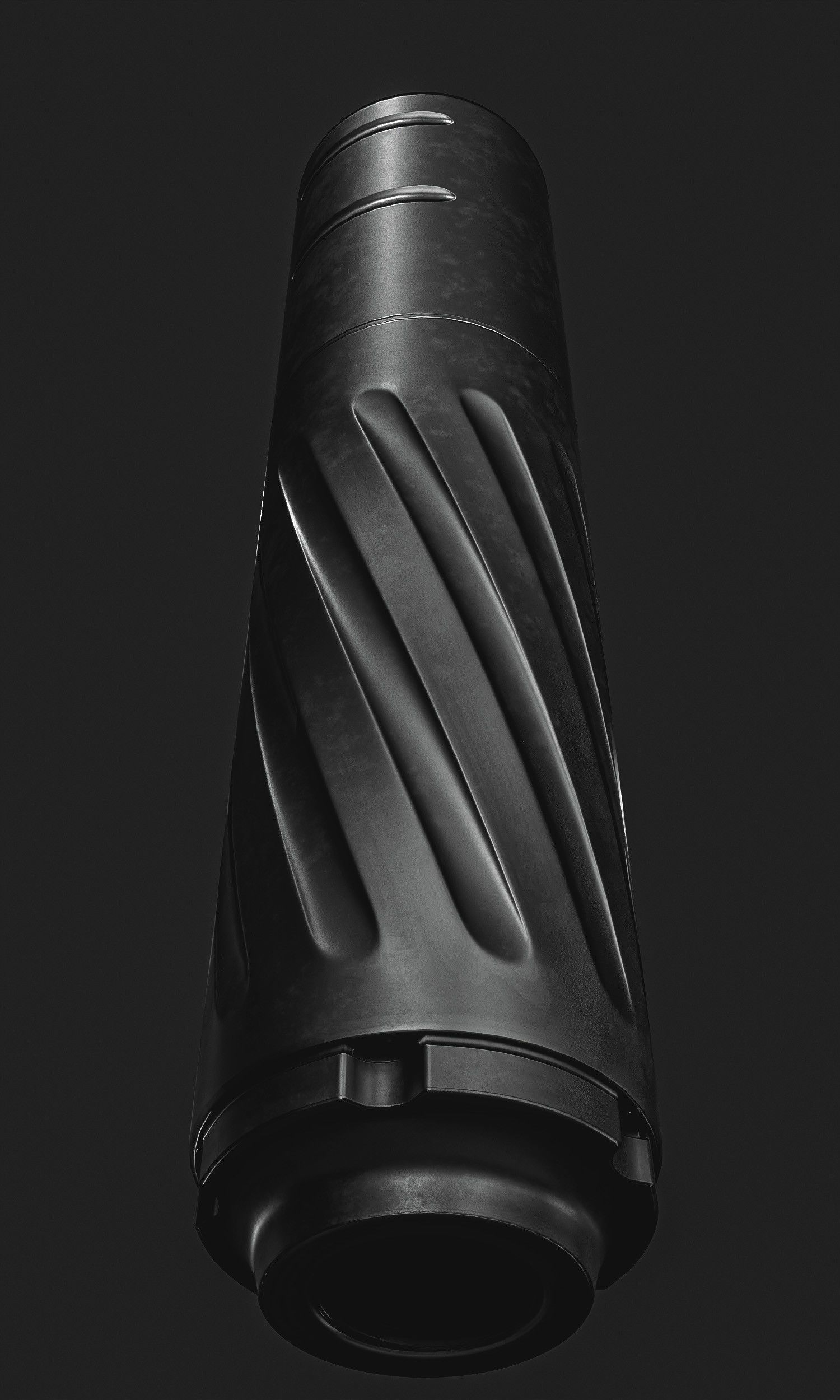 3D model Gun Silencer VR / AR / low-poly | CGTrader