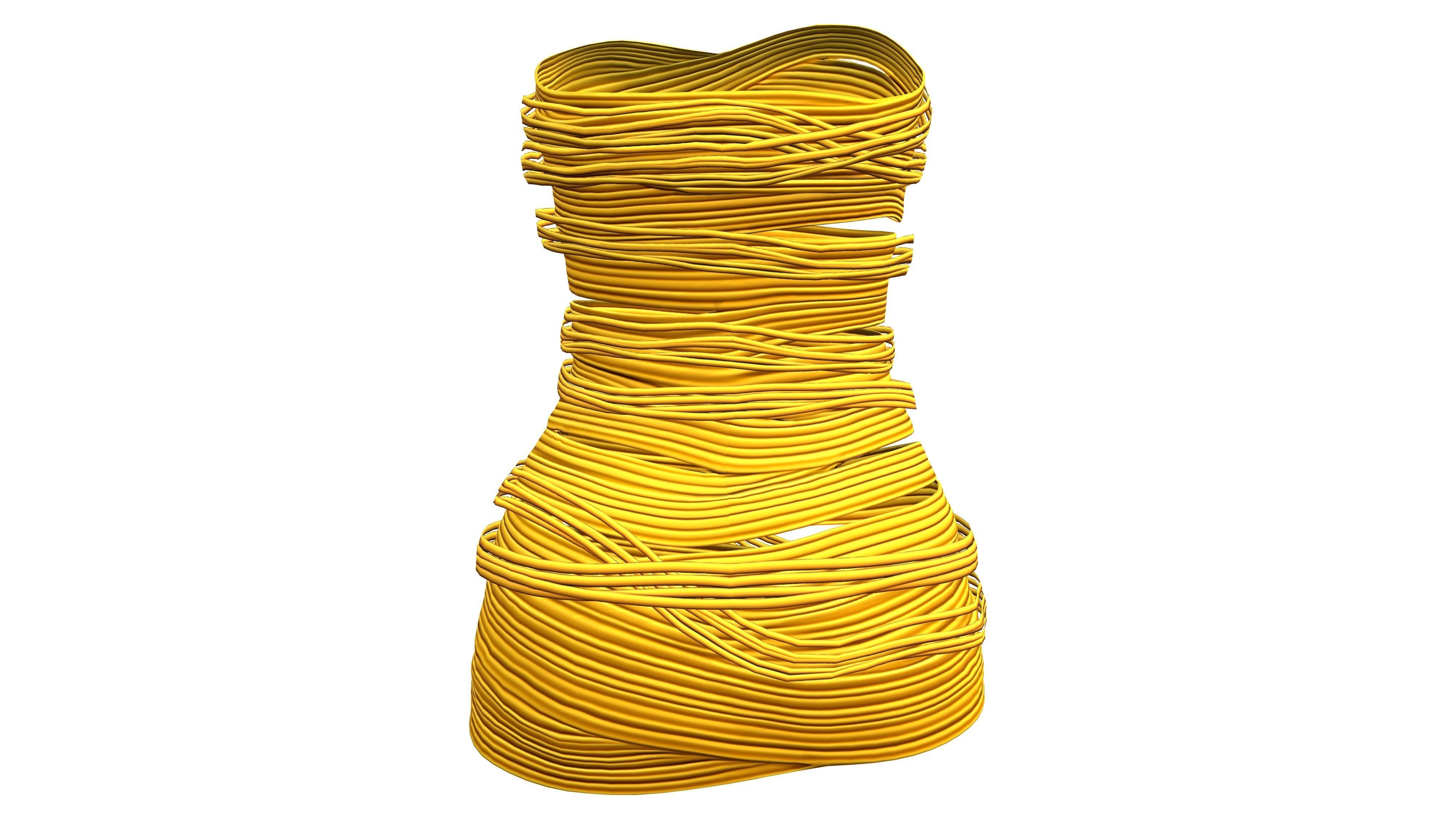 3D model Spaghetti Girl Outfit VR / AR / low-poly | CGTrader