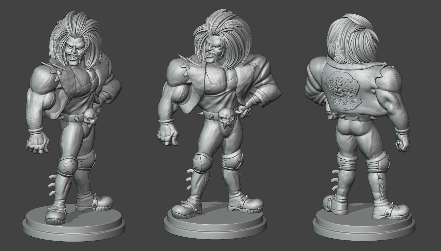 lobo dc comics 3D model 3D printable | CGTrader