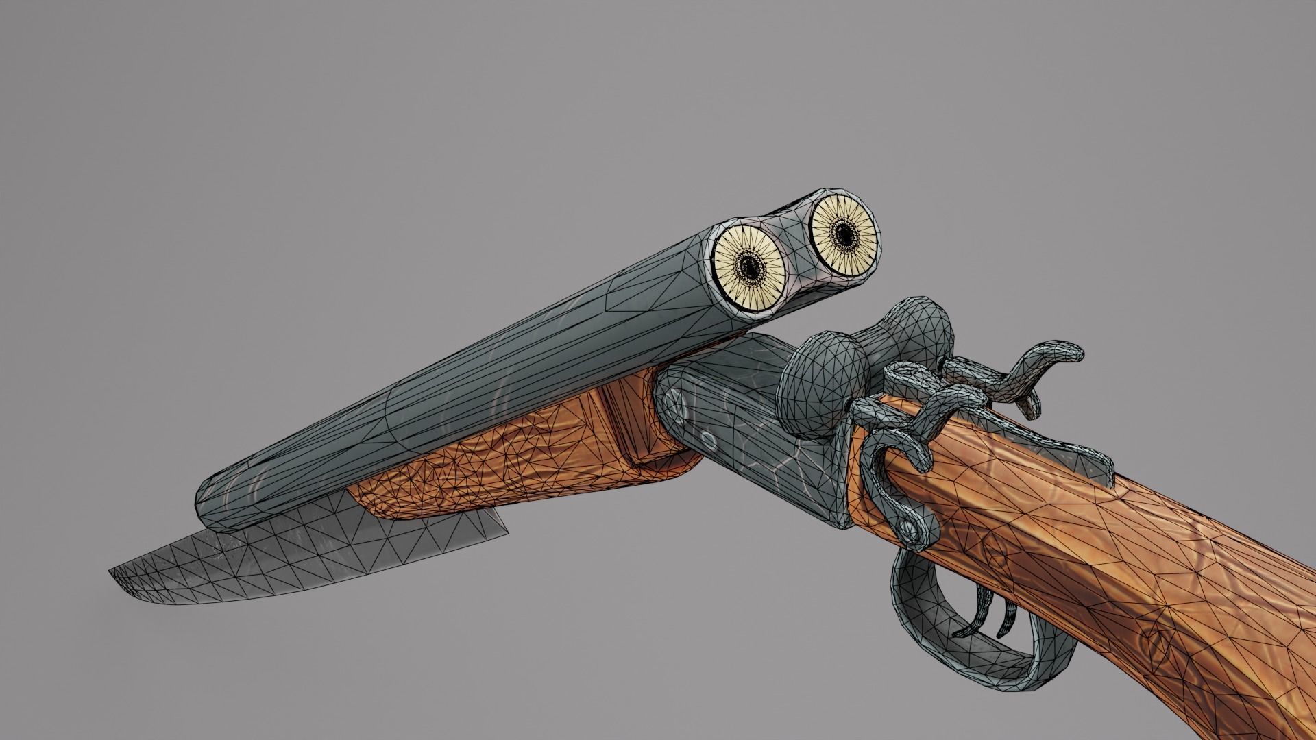 3D model Gun Stylized VR / AR / low-poly | CGTrader