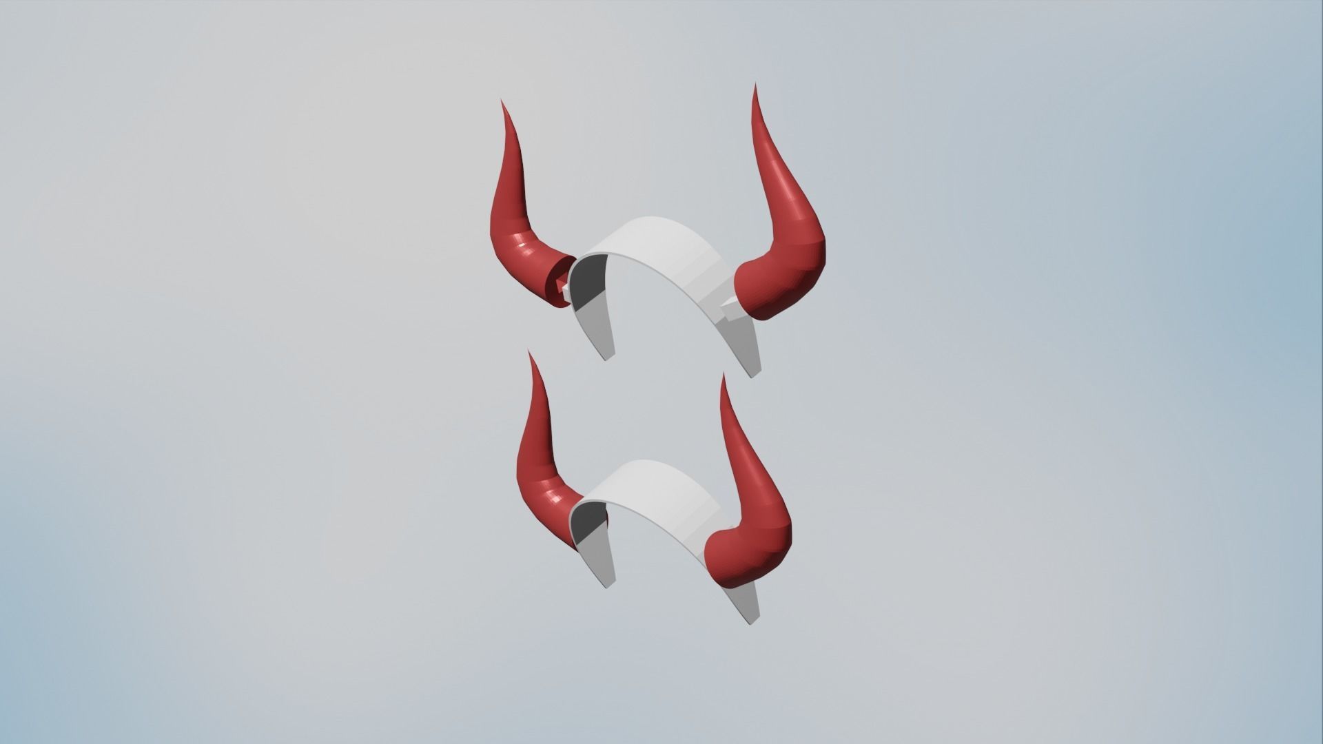 One Piece - Yamatos horns and hairpin - 3D print model 3D model 3D ...