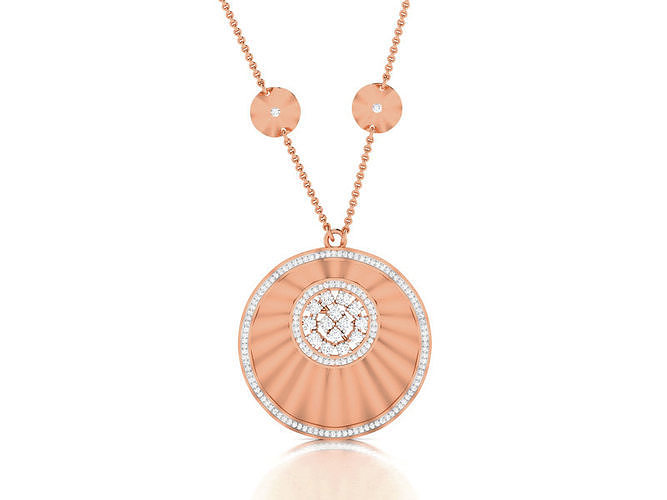 Light Weight Diamond Necklace 3dm renders details 3D model 3D printable ...