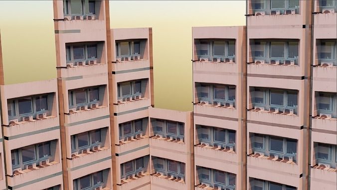 Buildings generator free 3D model animated rigged | CGTrader