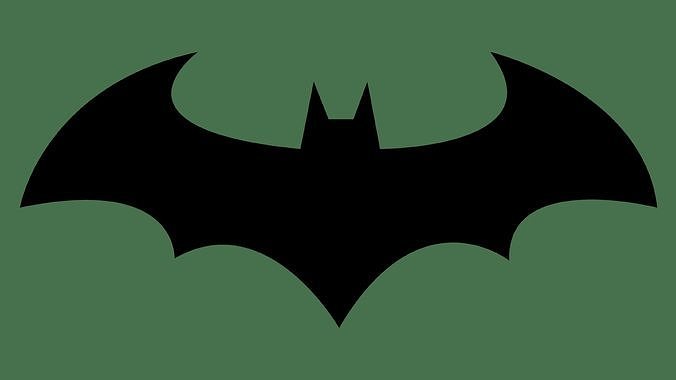 batman logo 3D model | CGTrader