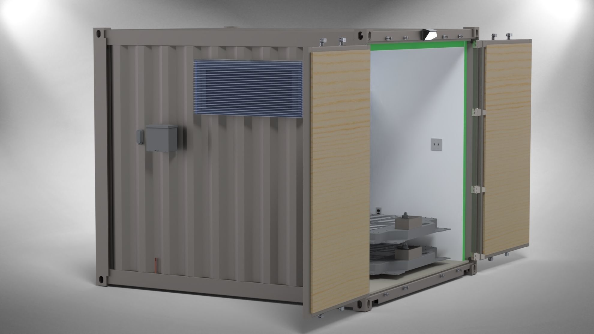 Shipping Container 10 Foot free 3D model | CGTrader