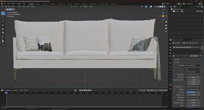 My First Couch - Textures NOT Included - See Description 3D model | CGTrader