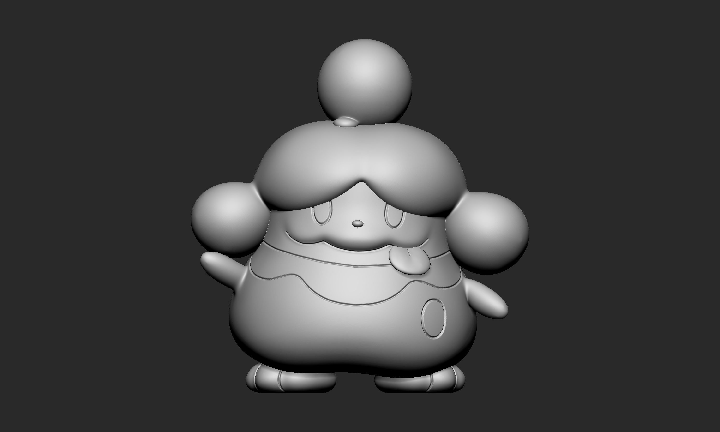 Pokemon - Slurpuff with 2 poses 3D model 3D printable | CGTrader