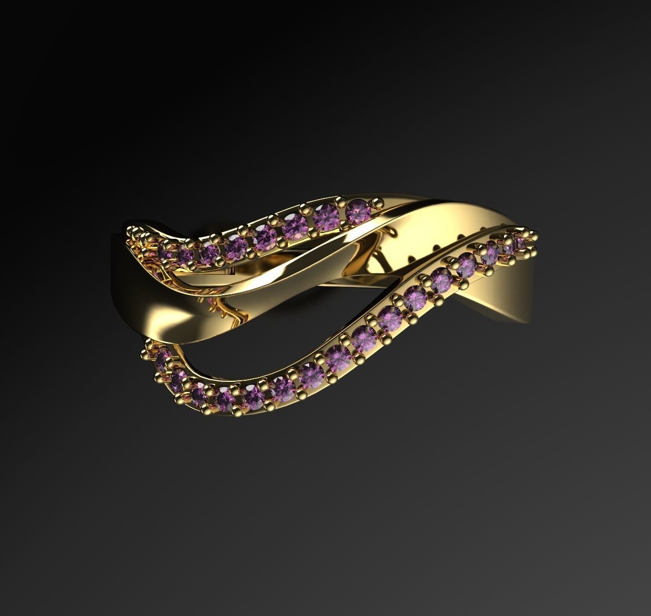 Ring ribbon plexus 3D model 3D printable | CGTrader