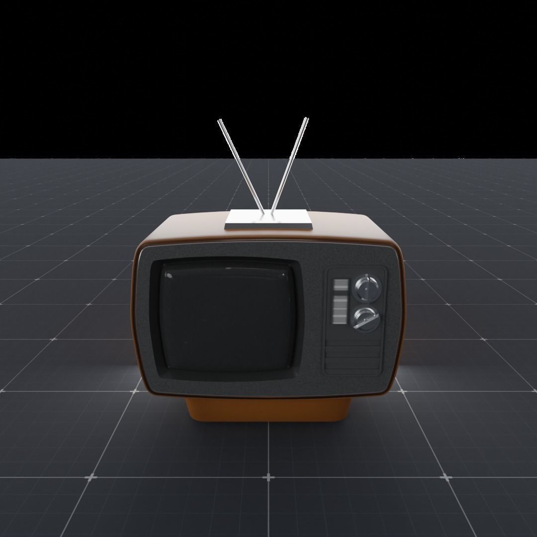 3D model Old CRT VR / AR / low-poly | CGTrader