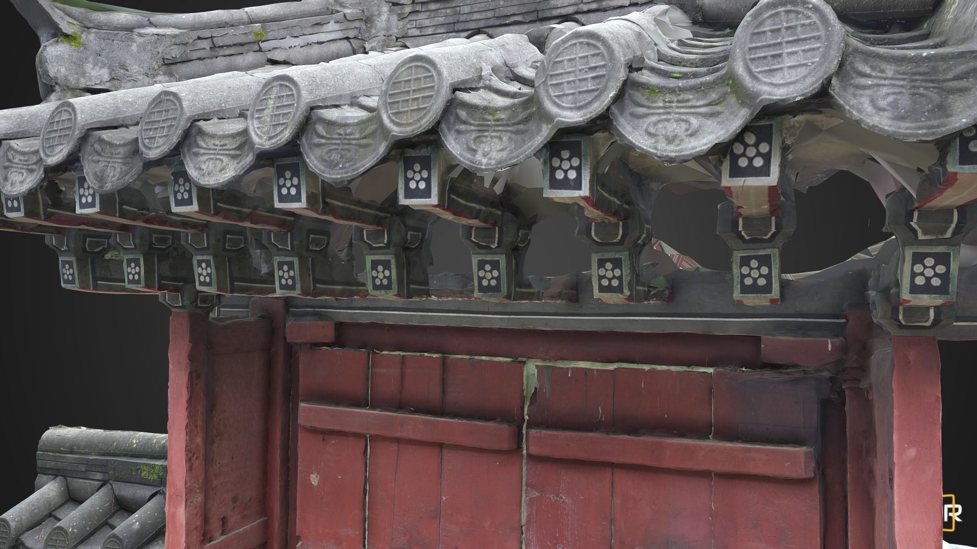 Korean Traditional Gate 3D model | CGTrader