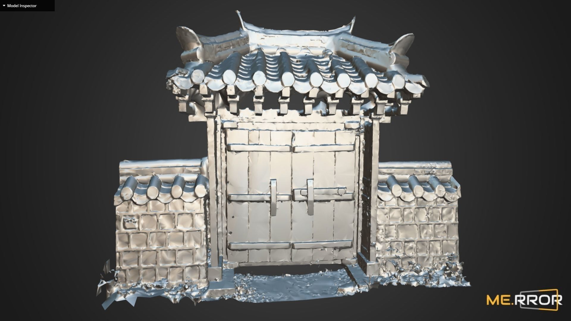 Korean Traditional Gate 3D model | CGTrader