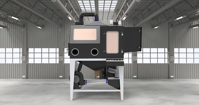 Hand-held sand blaster free 3D model | CGTrader