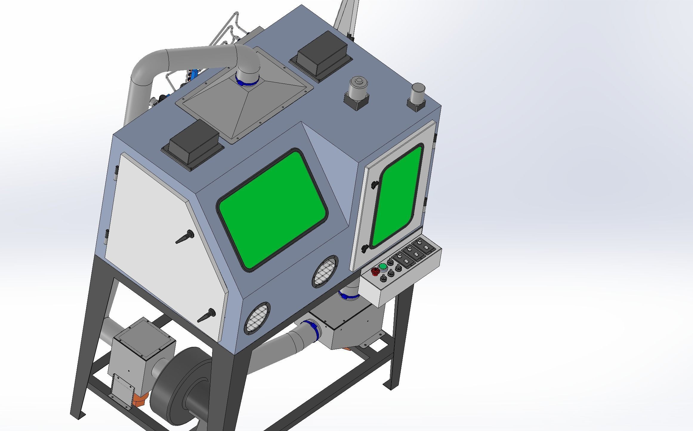 Hand-held sand blaster free 3D model | CGTrader
