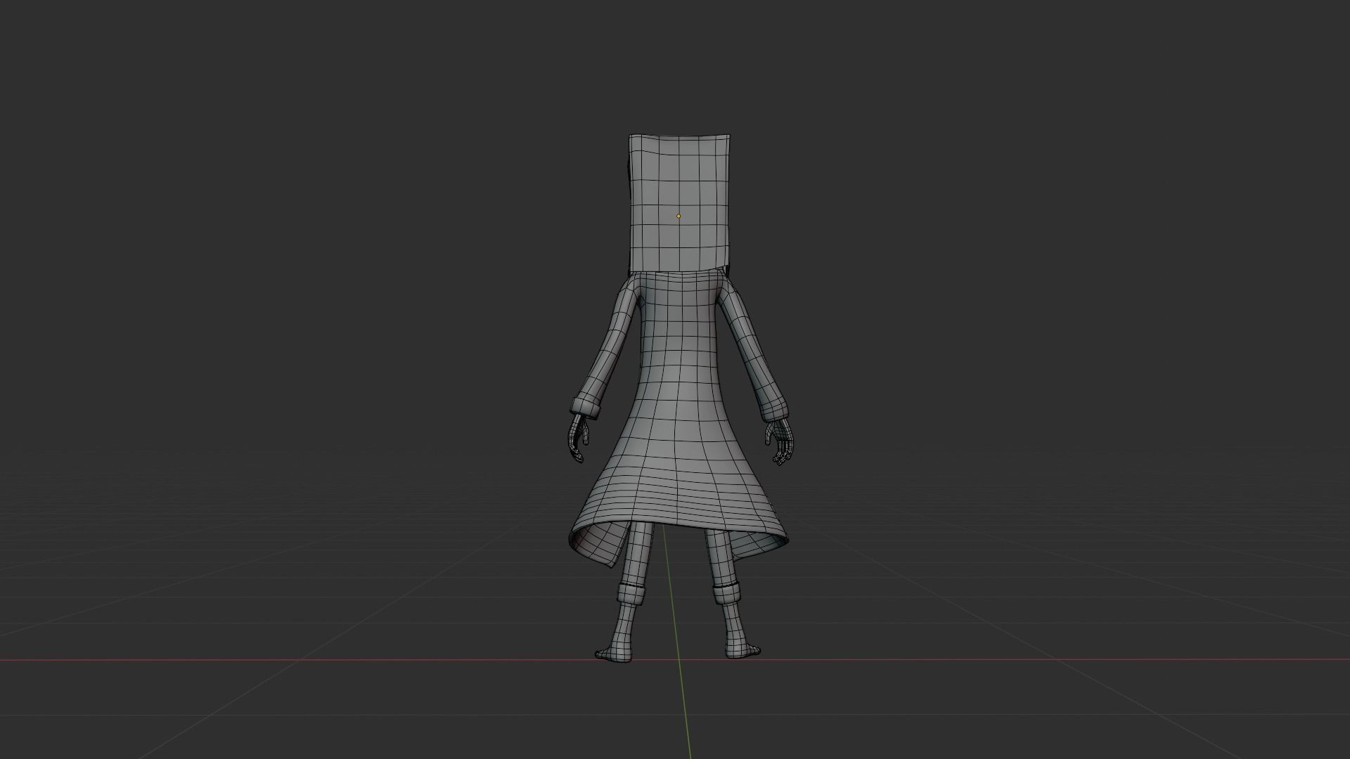 Little nightmares Mono 3D model animated rigged | CGTrader