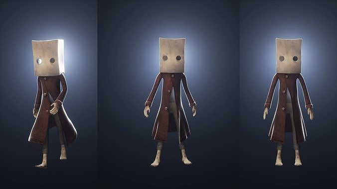 Little Nightmare 1 Character 3D model animated rigged | CGTrader