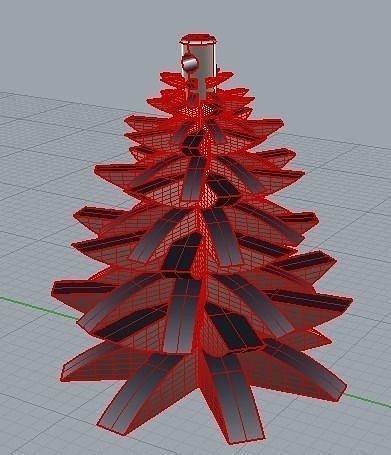 Christmas tree 3D model 3D printable | CGTrader