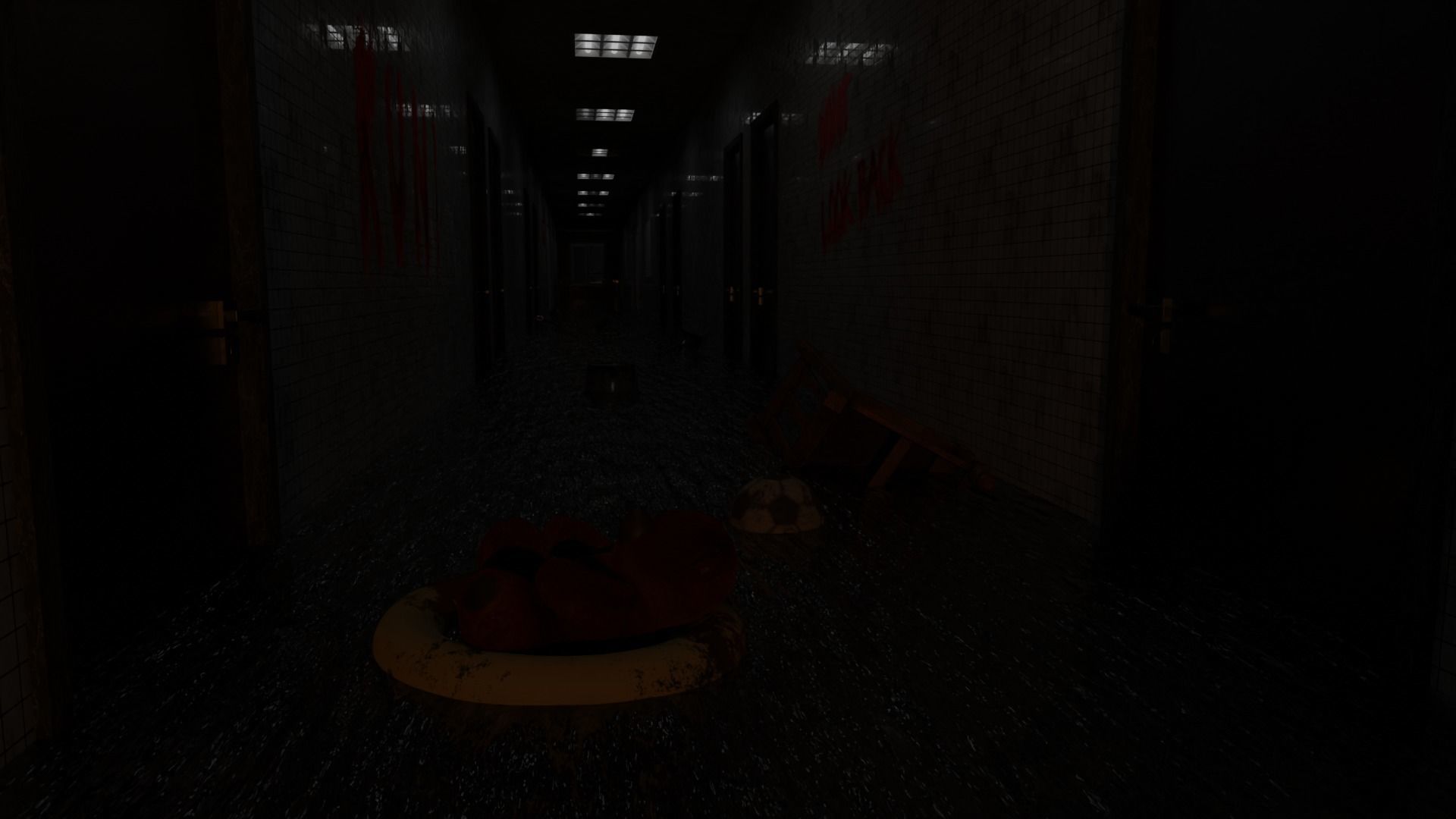 Haunted Corridor scnen 3D model | CGTrader