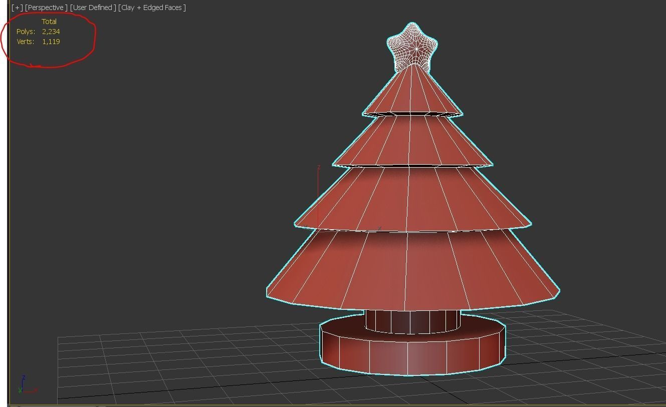 christmas tree free 3D model 3D printable | CGTrader