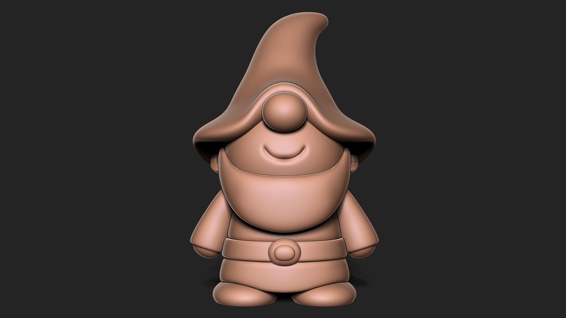 Garden Gnome 3D model 3D printable | CGTrader